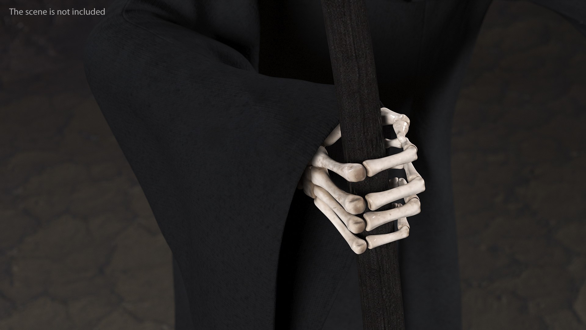 Death Character Walking Pose 3D Model - TurboSquid 1801921