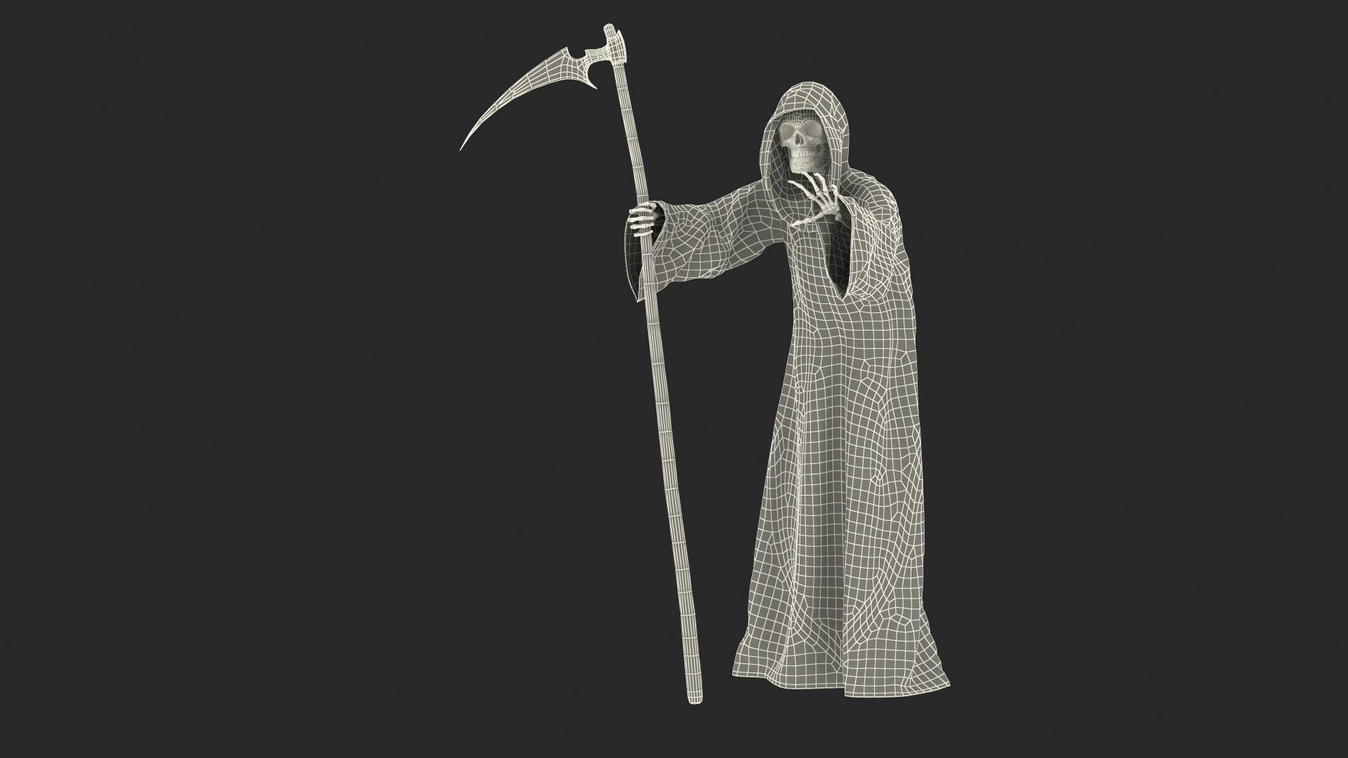 Death Character Walking Pose 3D Model - TurboSquid 1801921