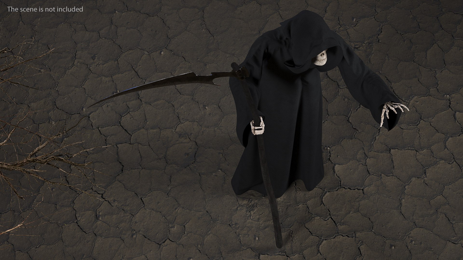 Death Character Walking Pose 3D Model - TurboSquid 1801921