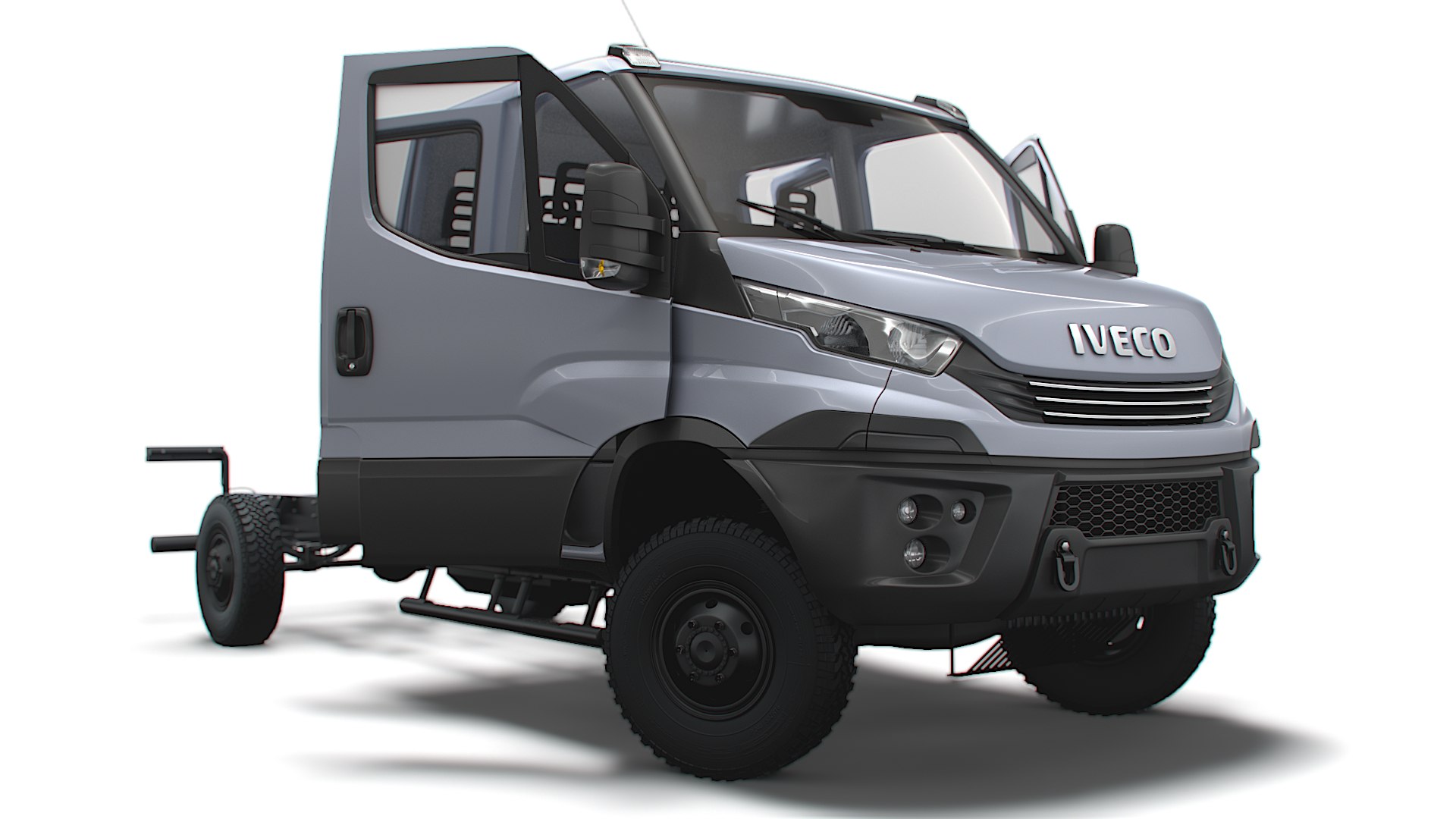 Iveco Daily Doka 4x4 HQ Interior 2017 3D model - TurboSquid 2013658