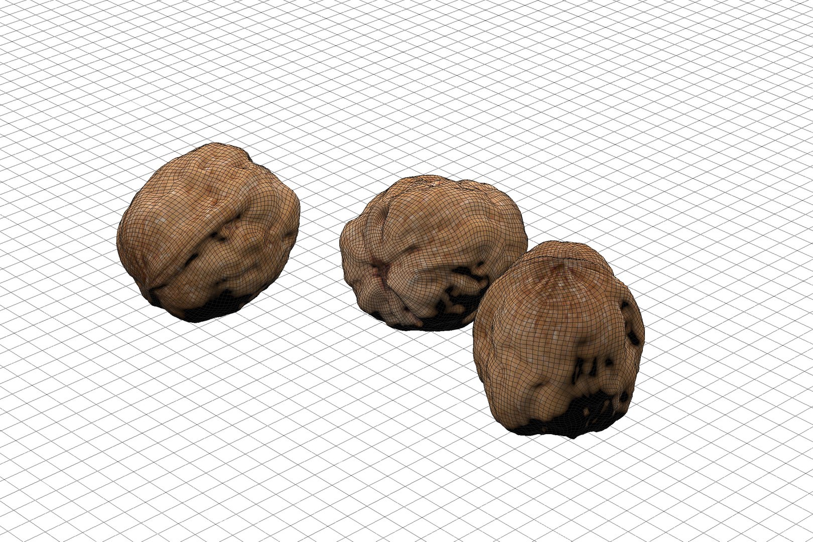 3D model POLYPASTA - Walnut 01 - TurboSquid 1823893