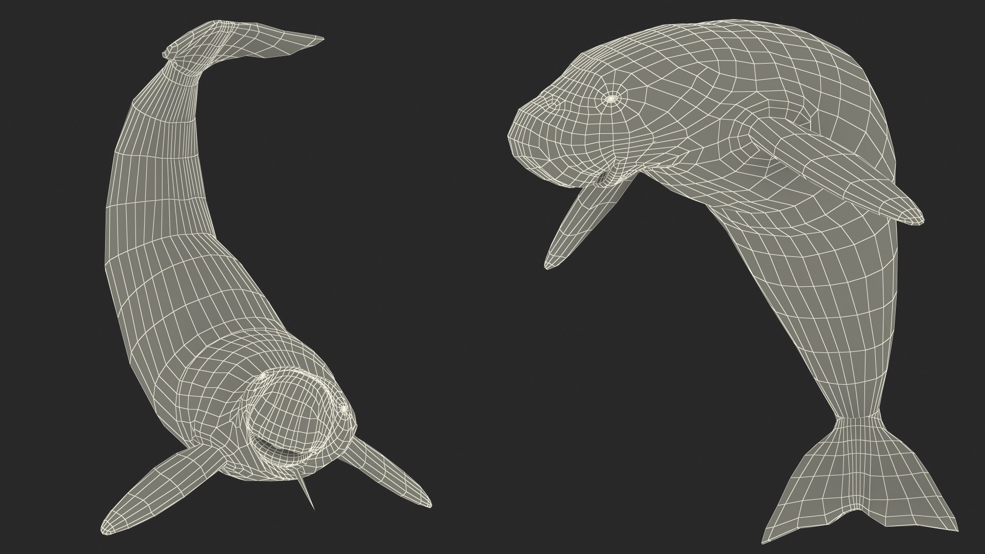 Dugong rigged 3D model - TurboSquid 1518993