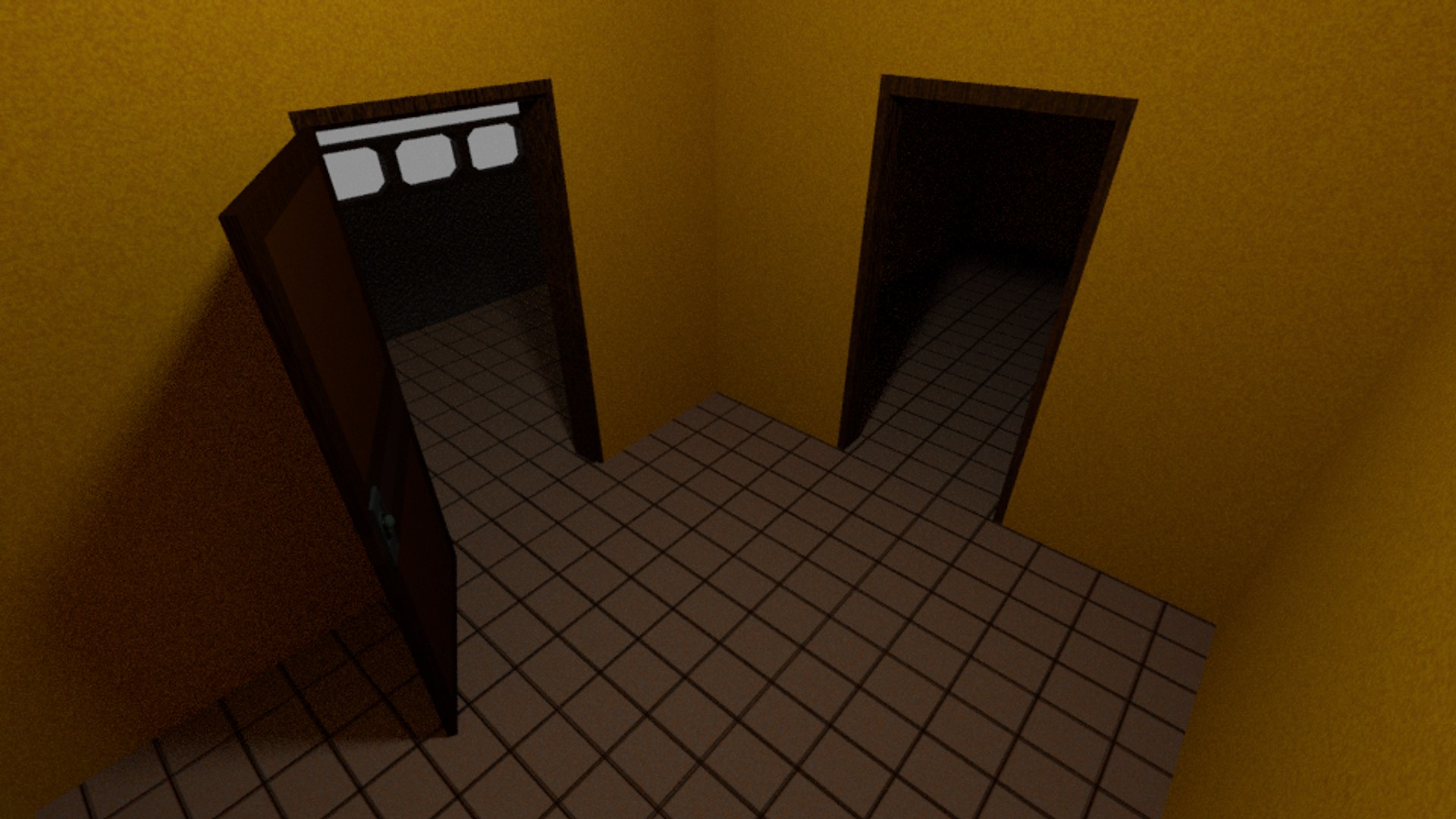 3D Model Yellow Building Structure - TurboSquid 1424645