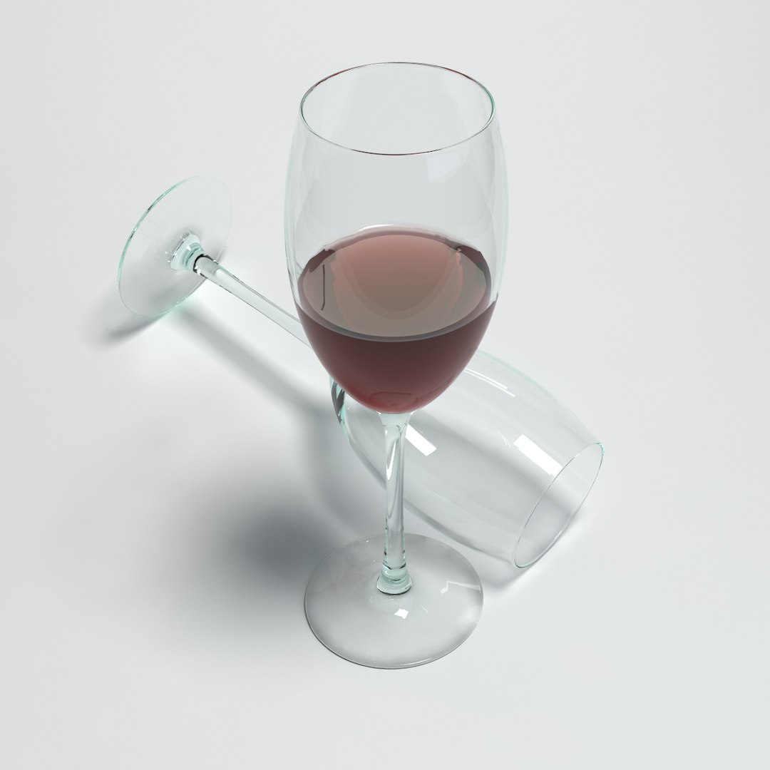max wine v-ray glass
