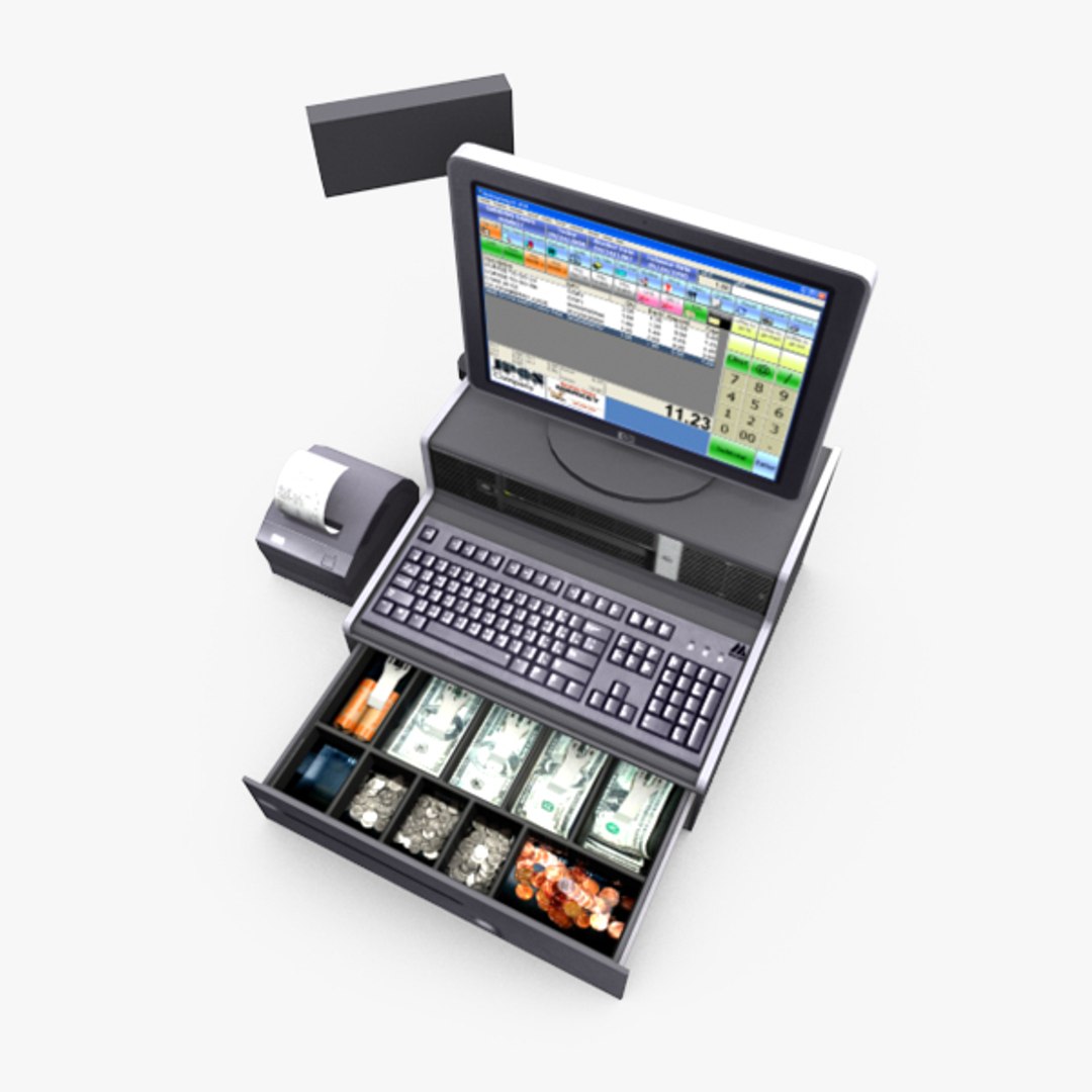 grocery - 3d model