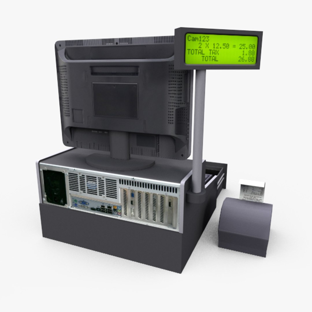 grocery - 3d model
