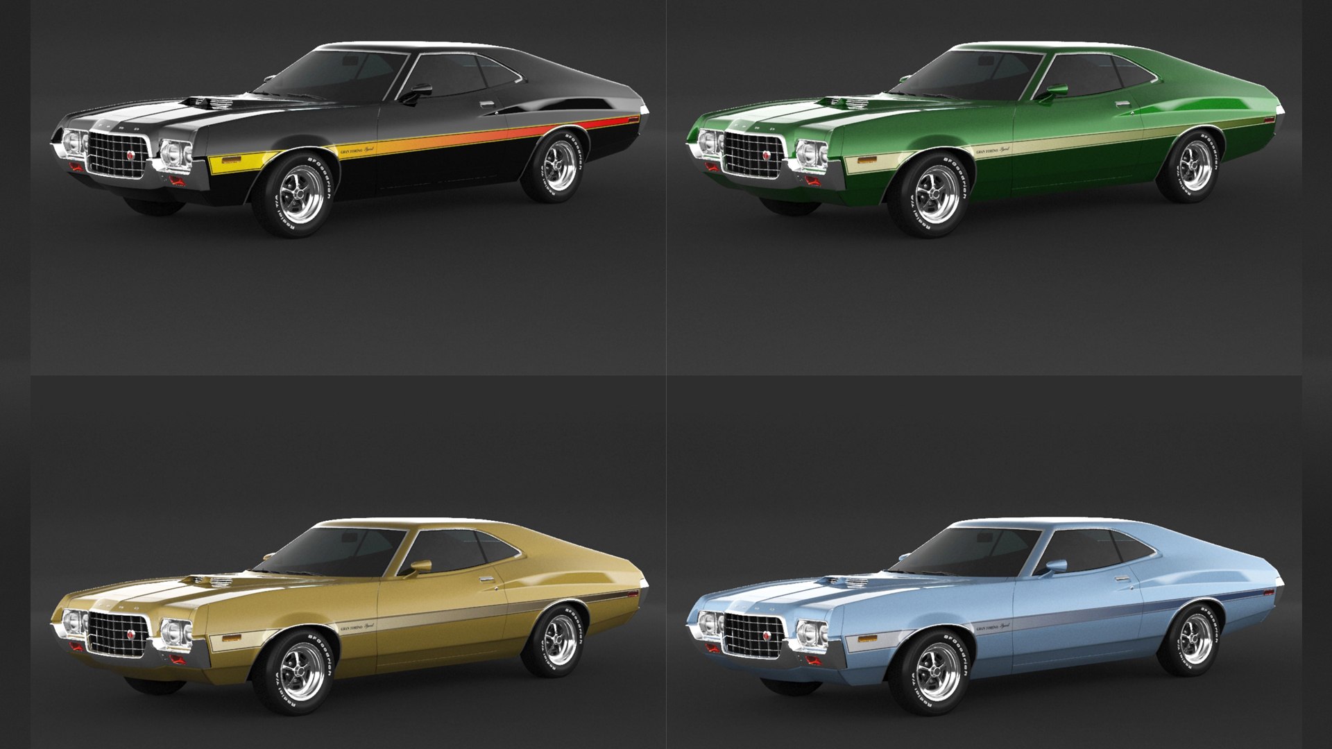 Gran Torino S 3D Model - TurboSquid 1339158