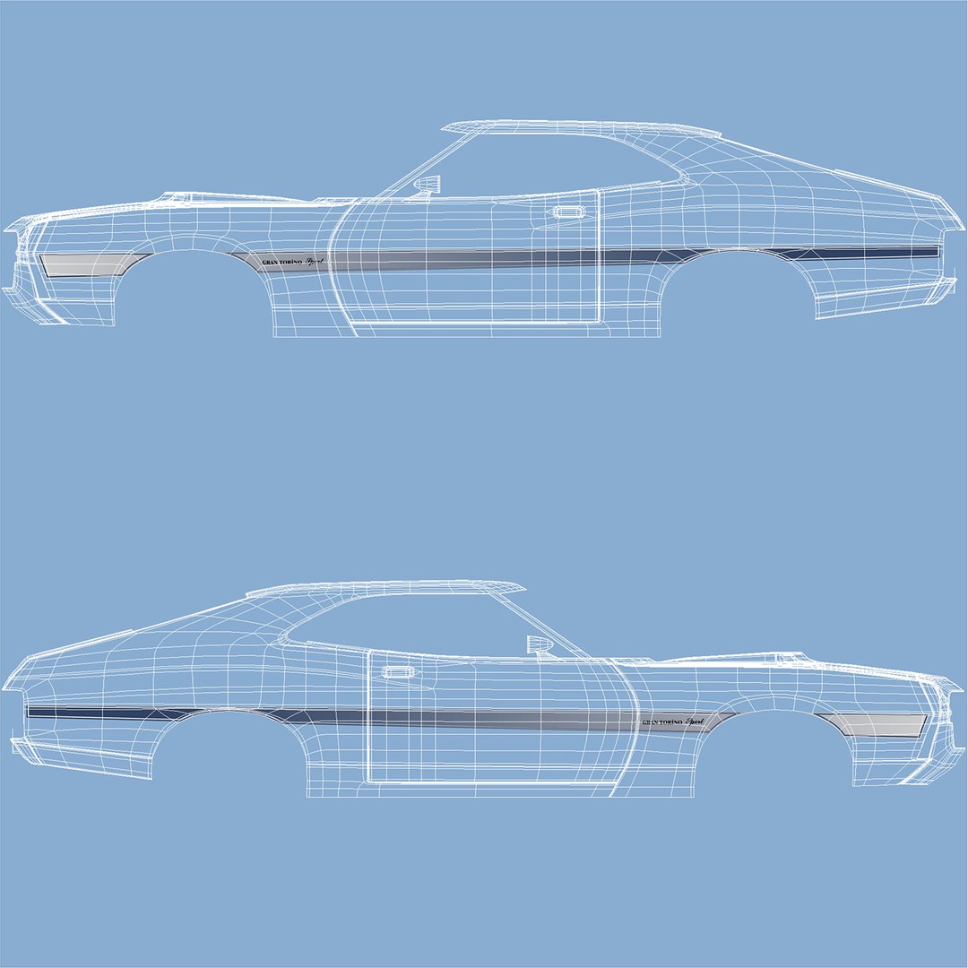 Gran Torino S 3D Model - TurboSquid 1339158