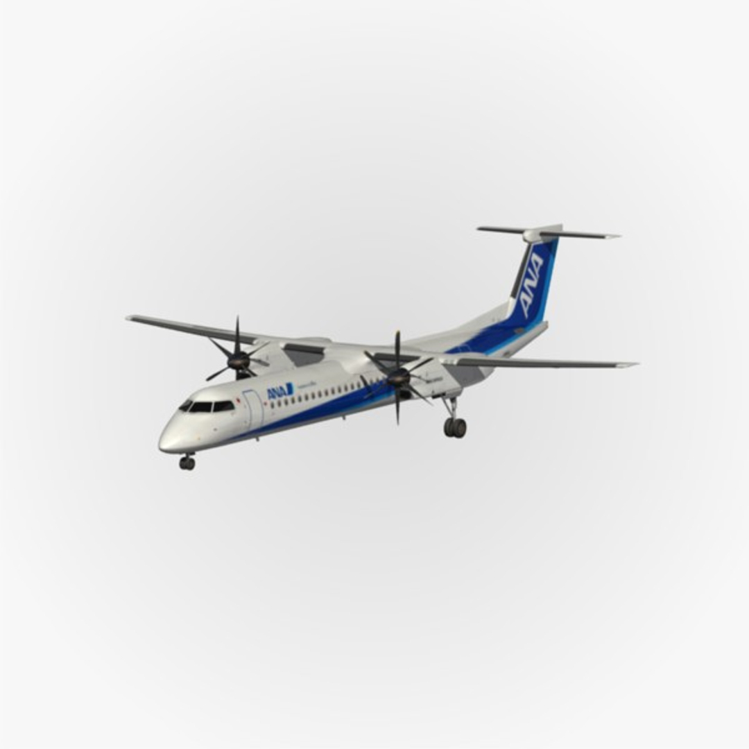 3d Model Bombardier Dash 8 Q400