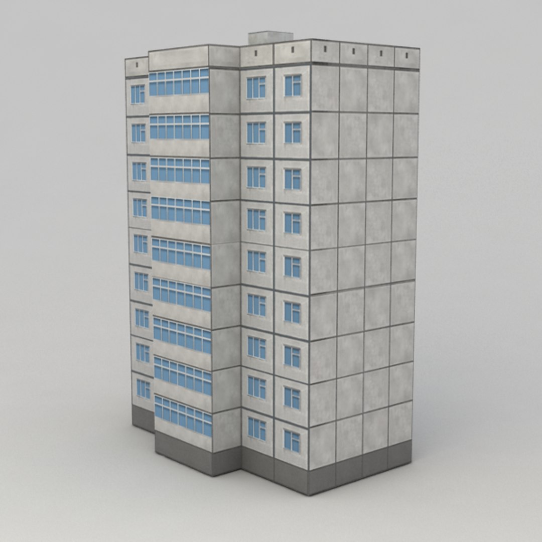 3d City Building 3 Model
