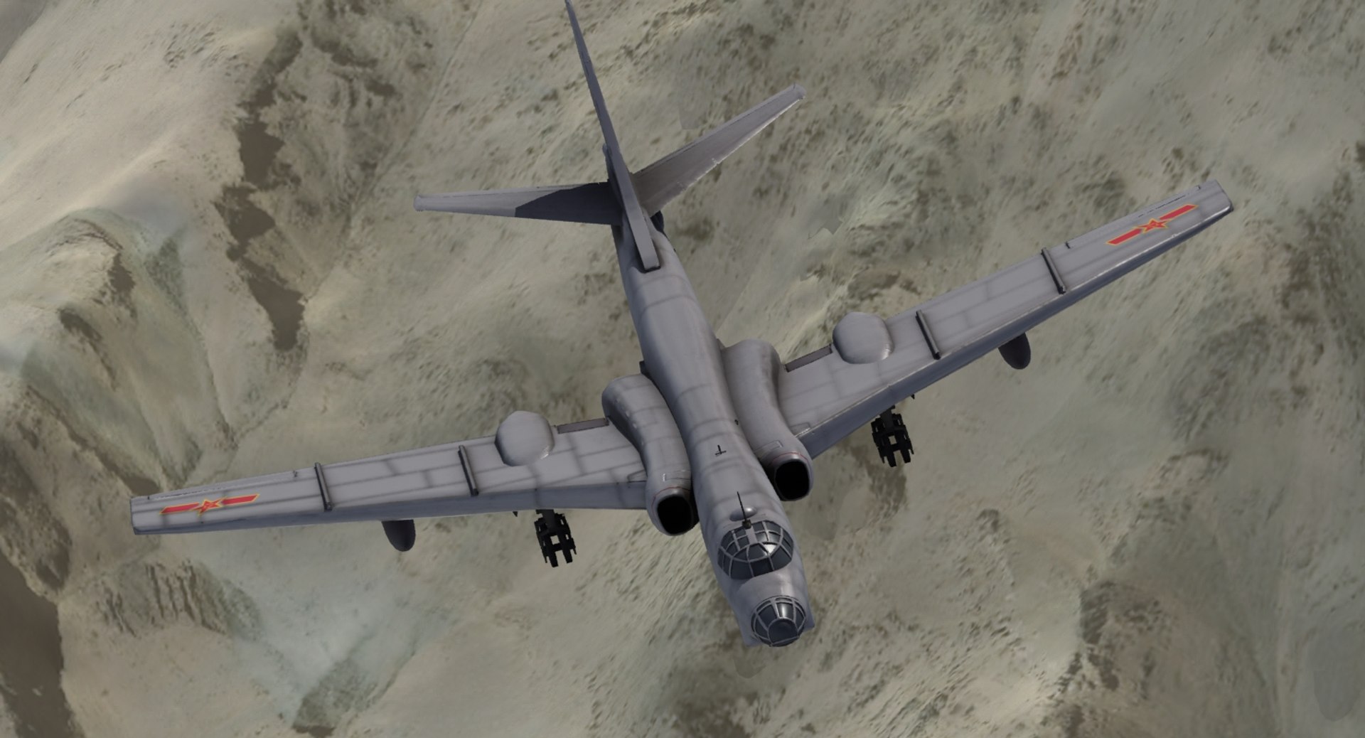 3D chinese support aircraft model - TurboSquid 1303799