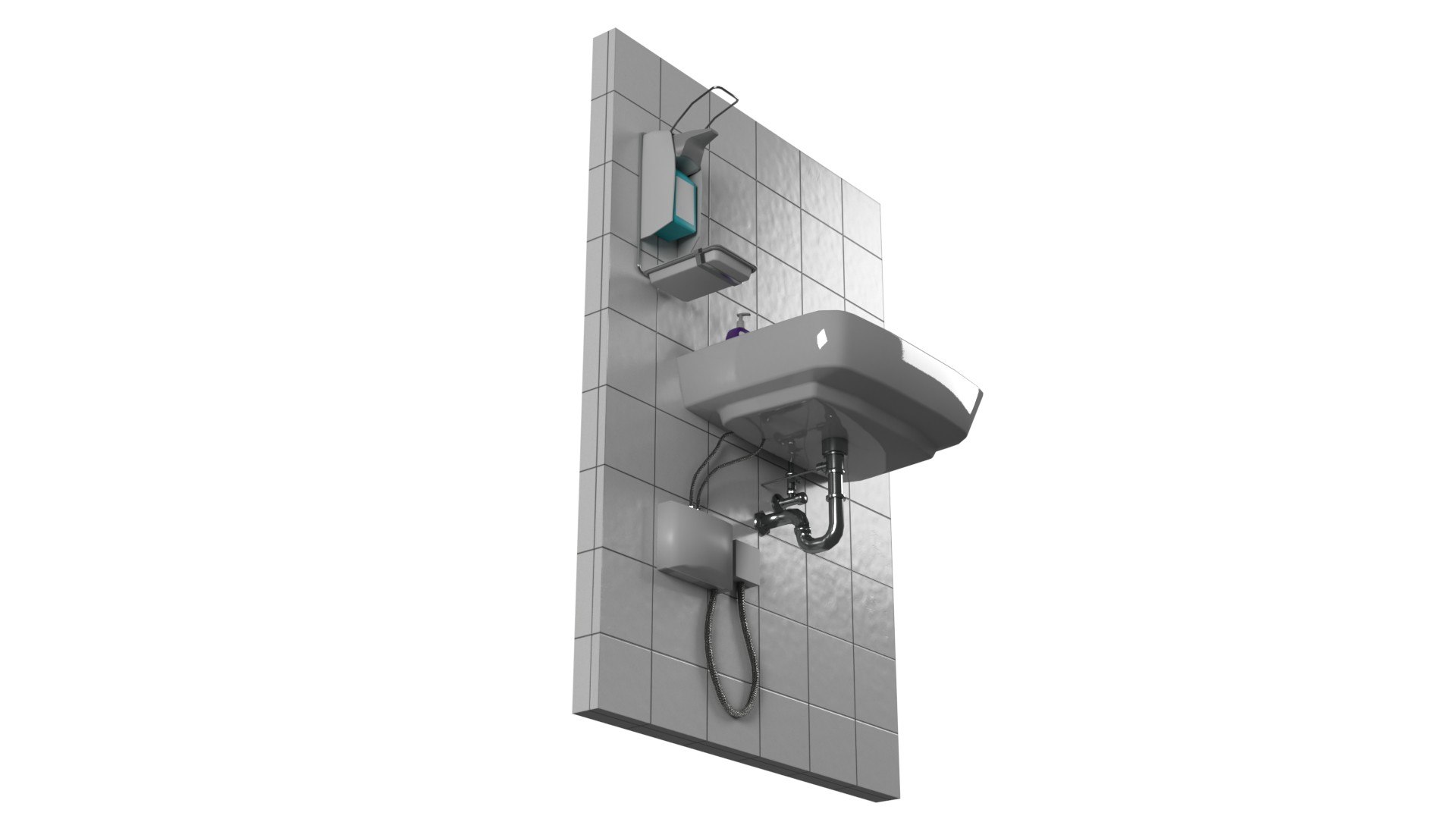 3D Model Hospital Sink - TurboSquid 2241279