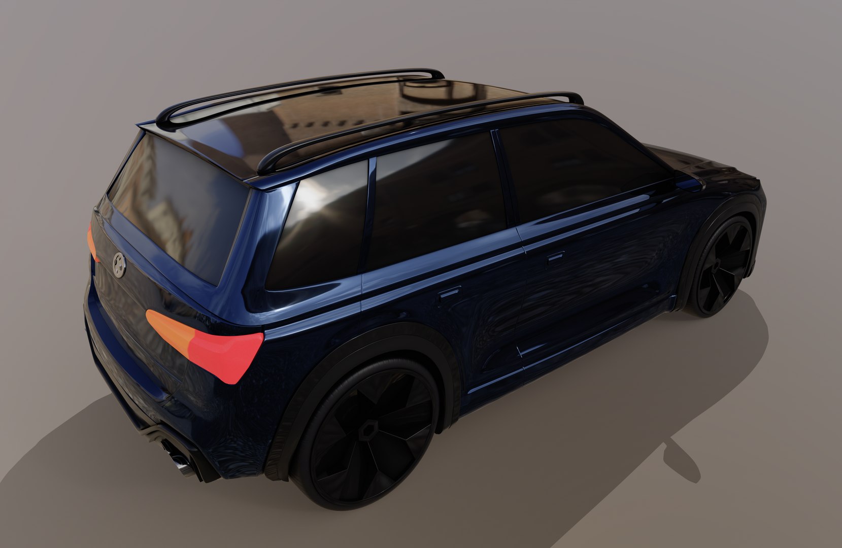 3D Model Crossover Car - TurboSquid 2378475