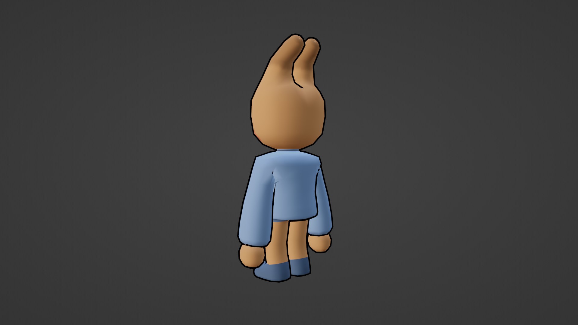TEXTURED AND ANIMATED CUTE RABBIT 3D Model - TurboSquid 2223184