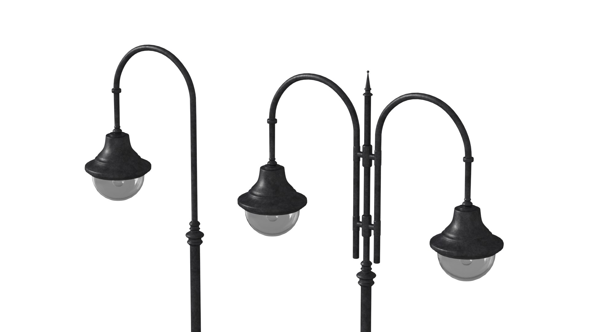 3D Lamp Post - TurboSquid 1591458