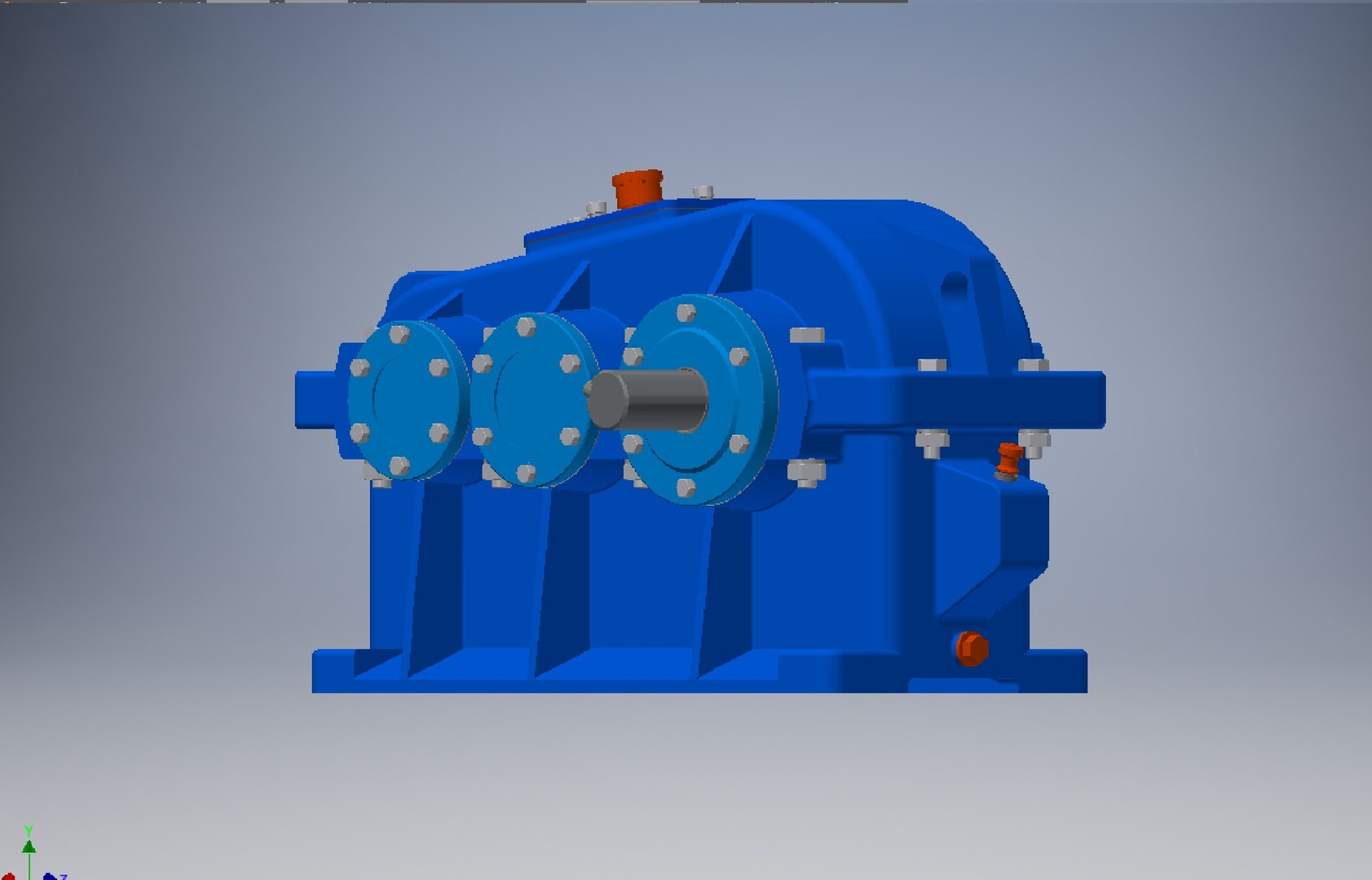3D Two Stage Reduction Gear Box - TurboSquid 1984047