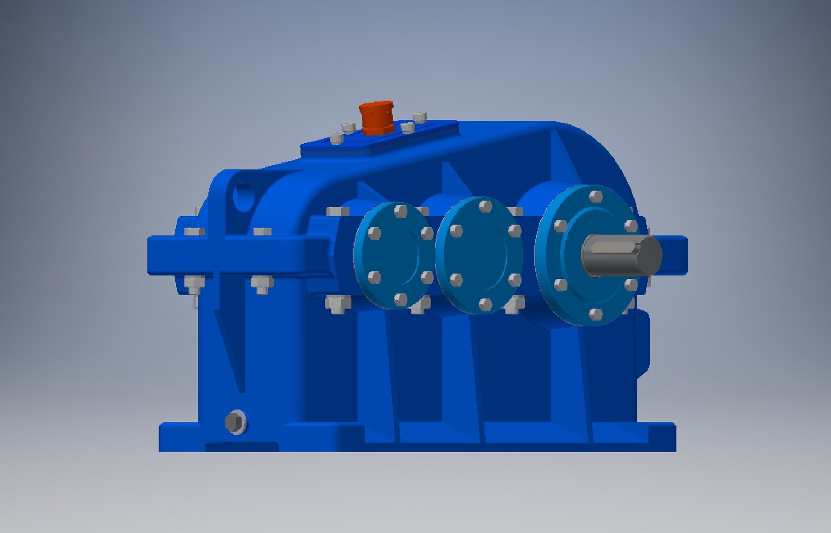 3D Two Stage Reduction Gear Box - TurboSquid 1984047