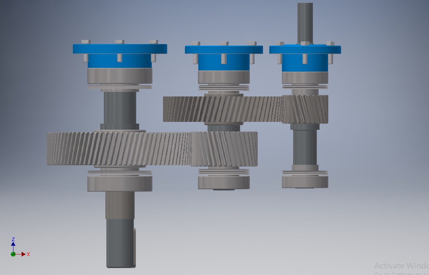 3D Two Stage Reduction Gear Box - TurboSquid 1984047