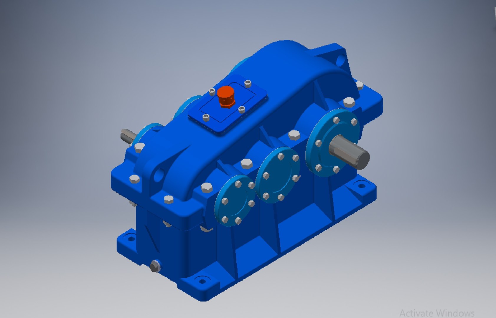 3D Two Stage Reduction Gear Box - TurboSquid 1984047