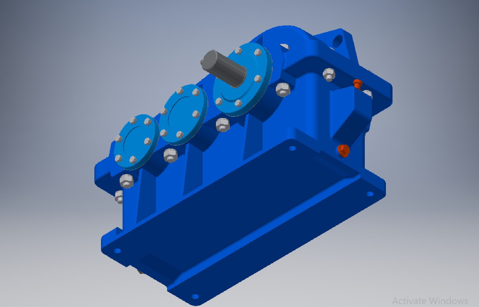 3D Two Stage Reduction Gear Box - TurboSquid 1984047