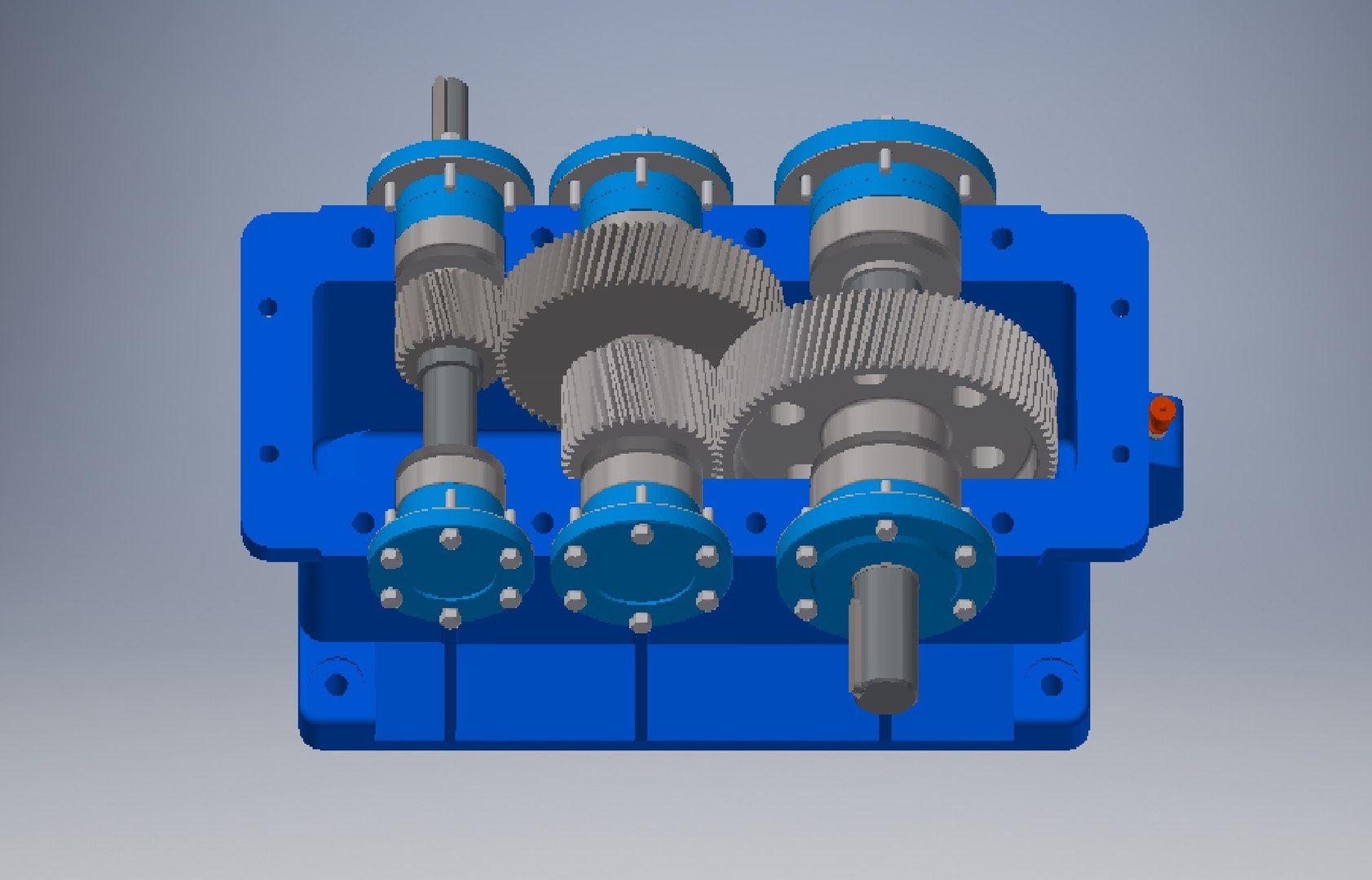 3D Two Stage Reduction Gear Box - TurboSquid 1984047