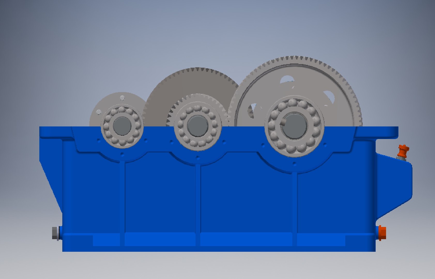 3D Two Stage Reduction Gear Box - TurboSquid 1984047