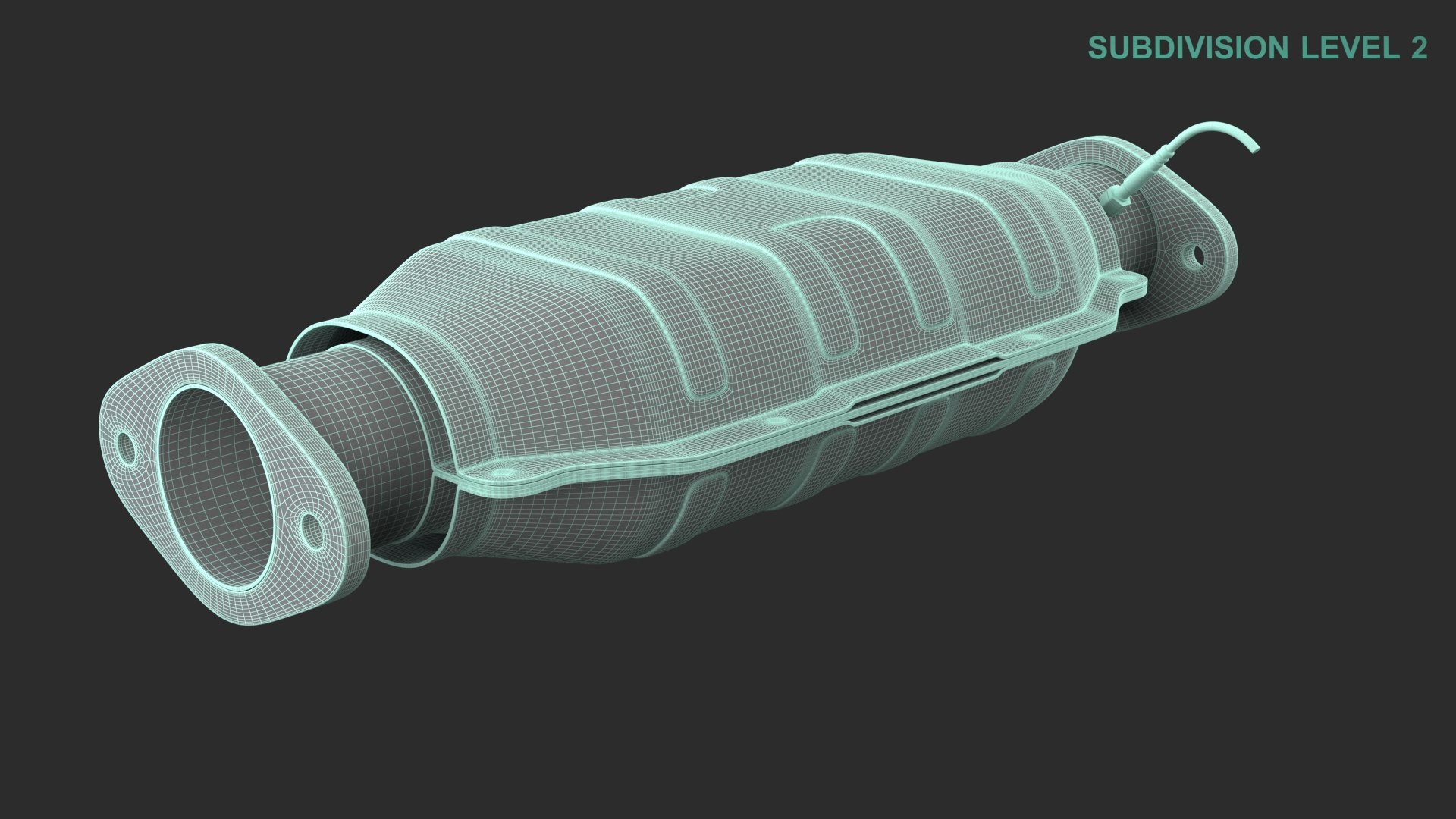 3D Catalytic Converter model - TurboSquid 1881085