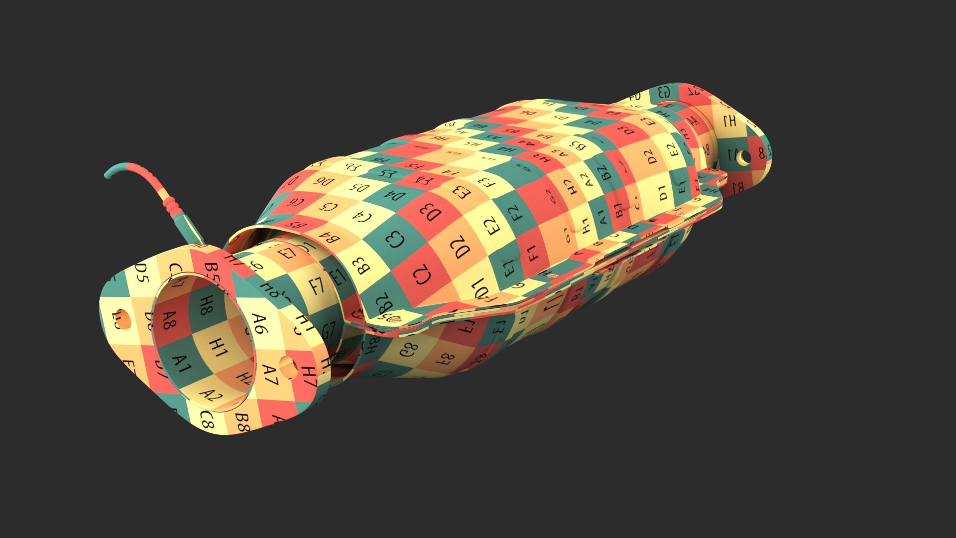 3D Catalytic Converter Model - TurboSquid 1881085