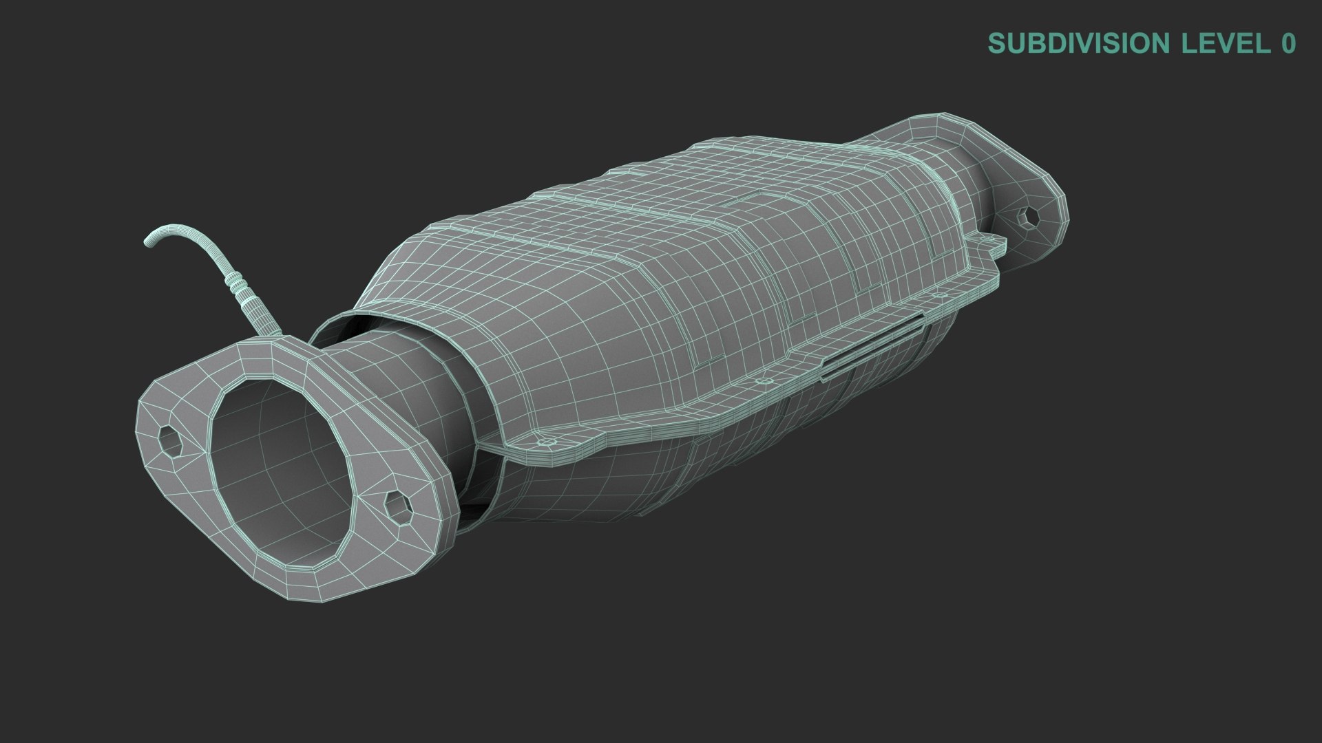 3D Catalytic Converter model - TurboSquid 1881085