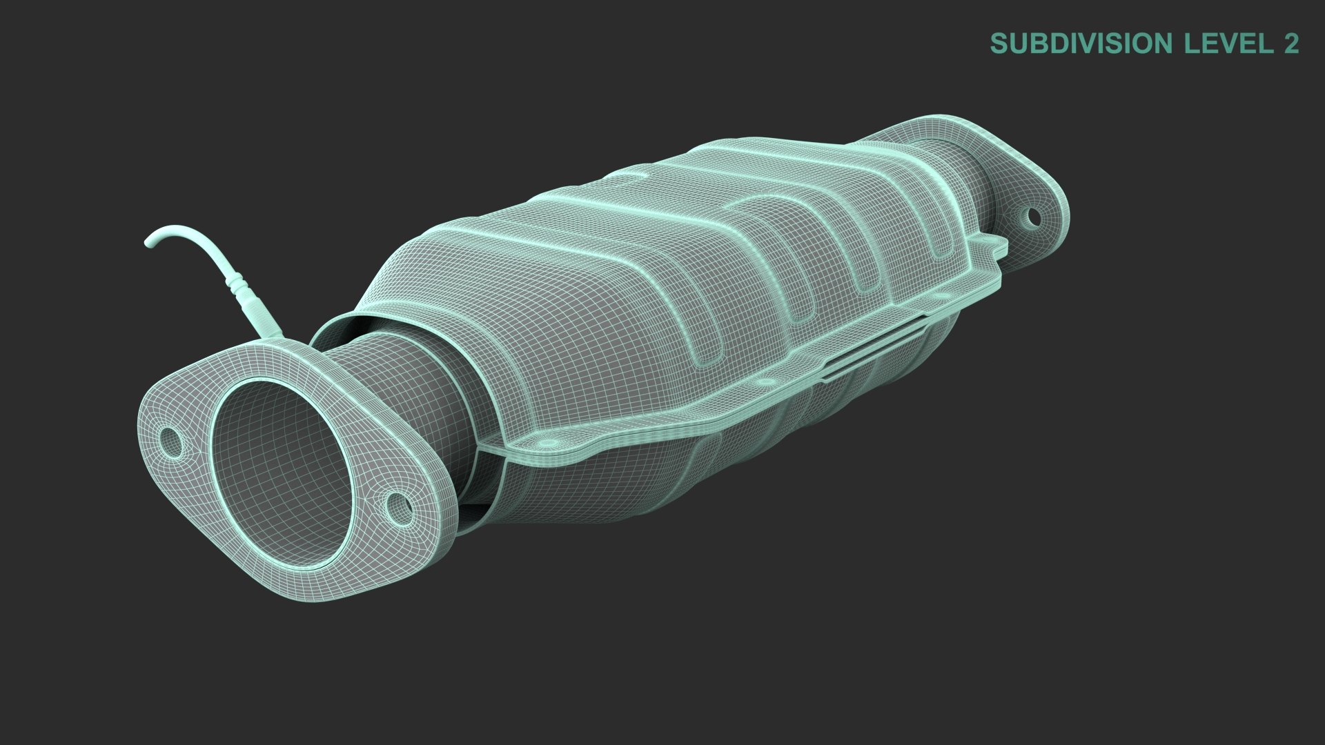 3D Catalytic Converter model - TurboSquid 1881085