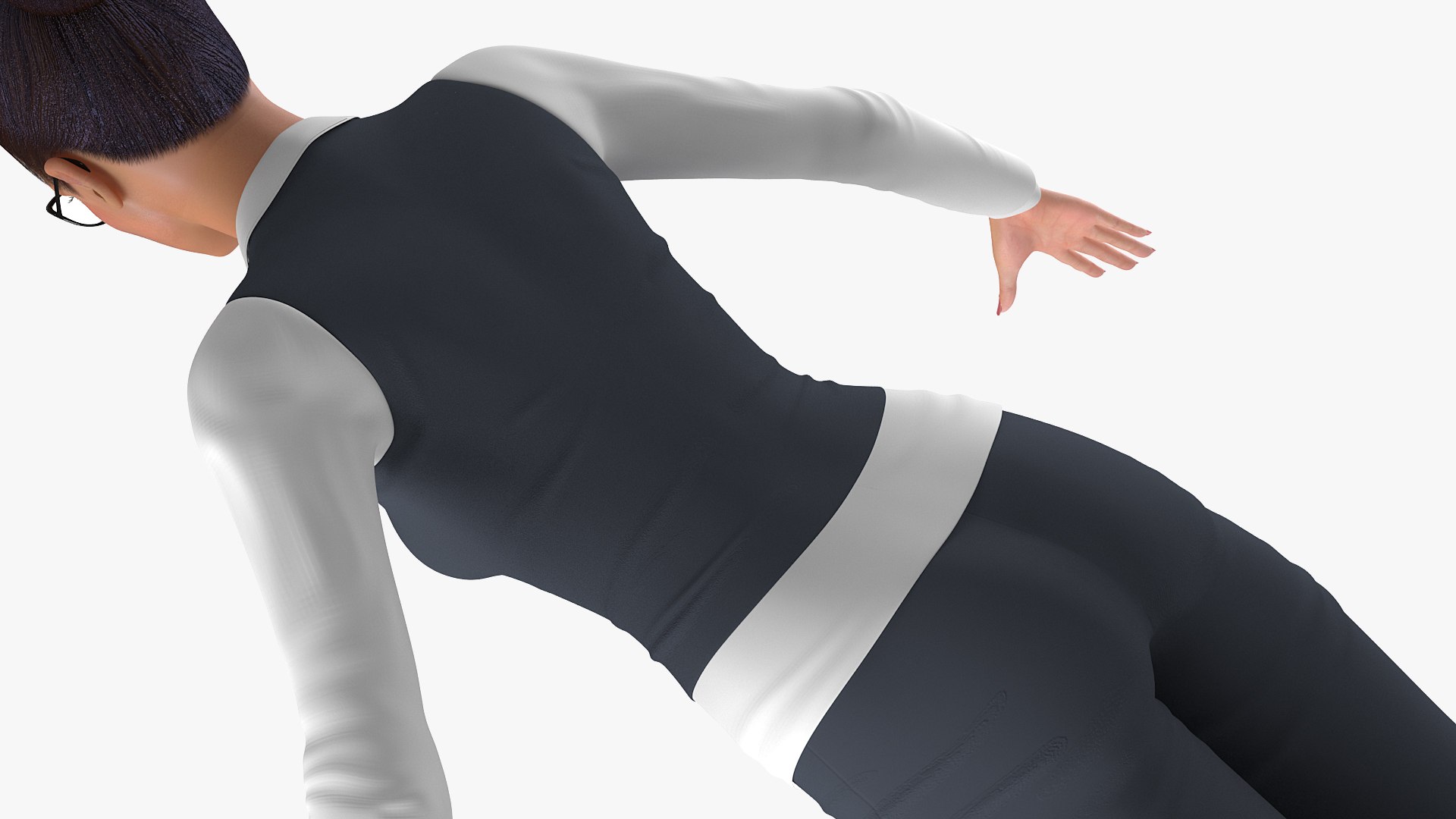 Business Woman T-pose 3D - TurboSquid 1503669