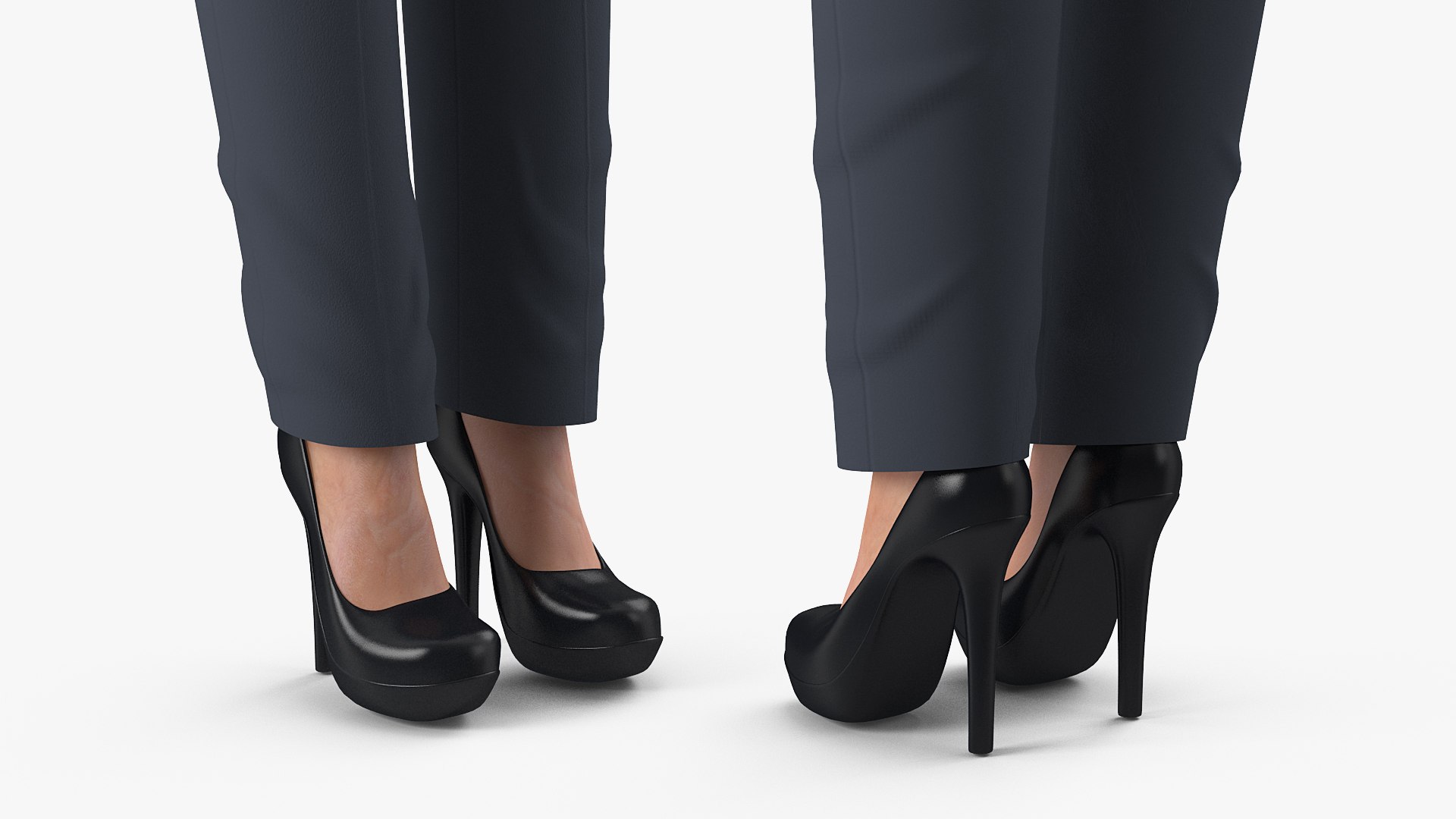 Business Woman T-pose 3D - TurboSquid 1503669