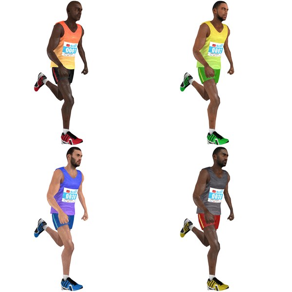 Athletes 3D model - TurboSquid 1809599