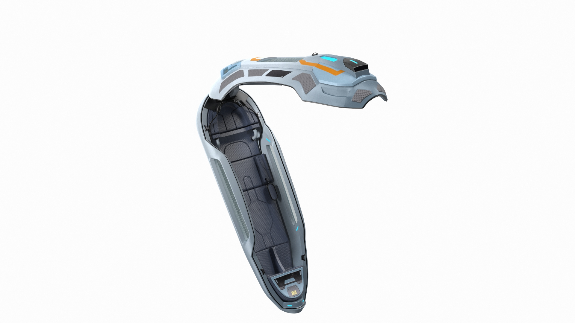 3D Model Fi Hibernation Pod Sci - TurboSquid 1710003