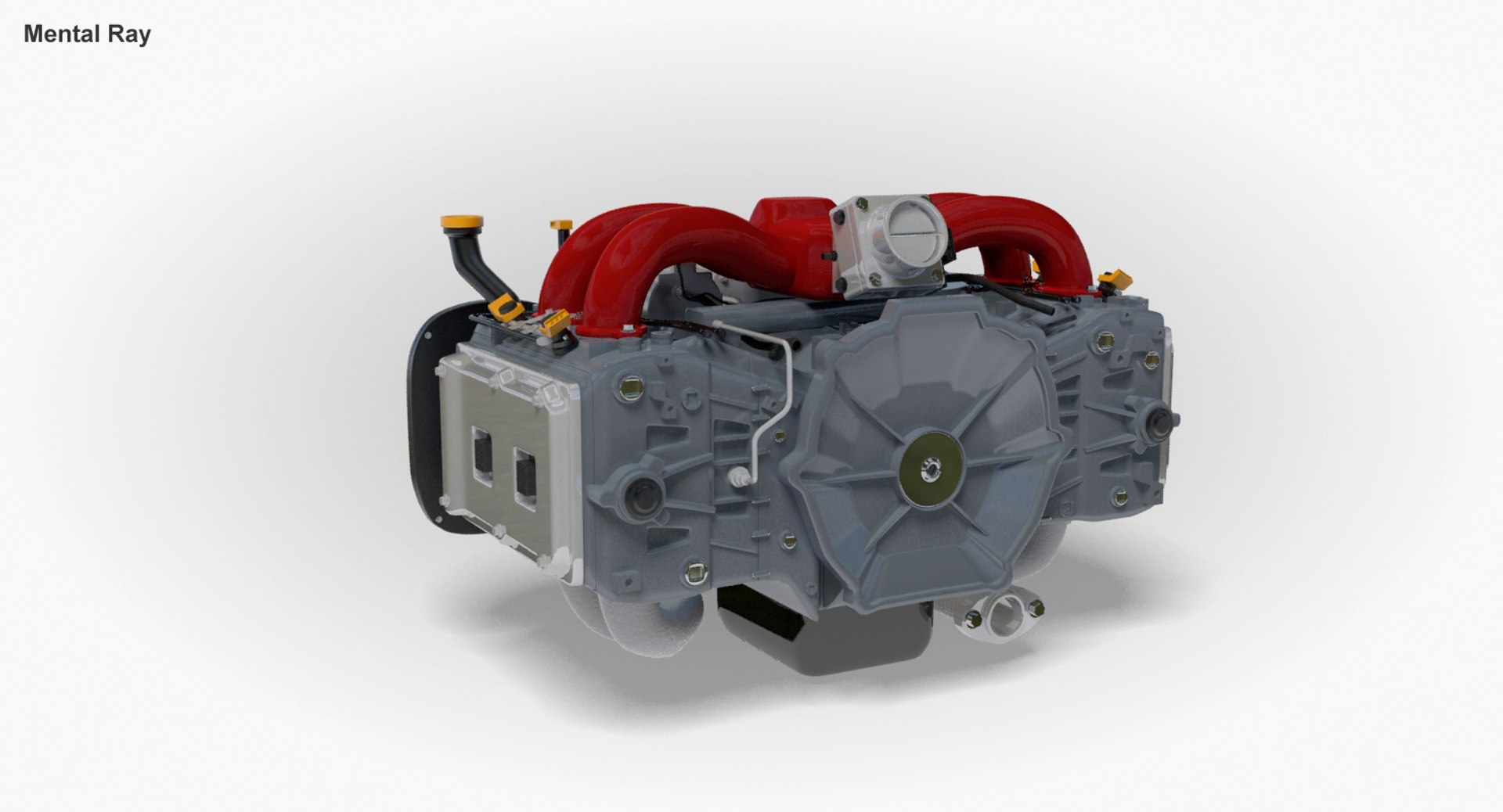 Boxer Engine Model - TurboSquid 1252632