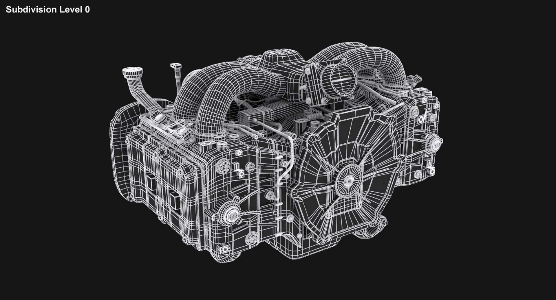 Boxer Engine Model - TurboSquid 1252632