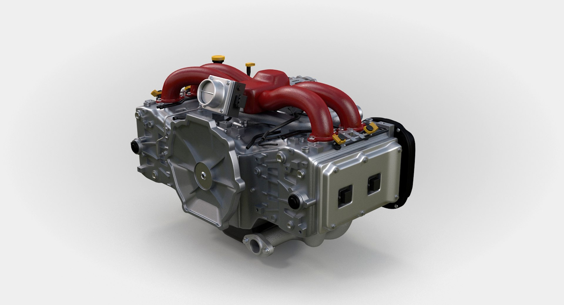 Boxer Engine Model - TurboSquid 1252632