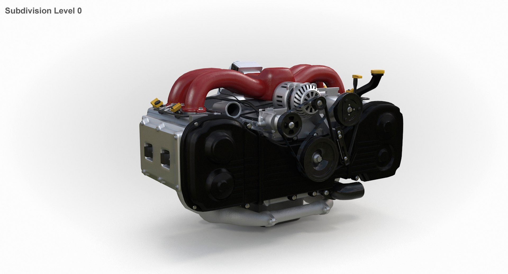 Boxer Engine Model - TurboSquid 1252632