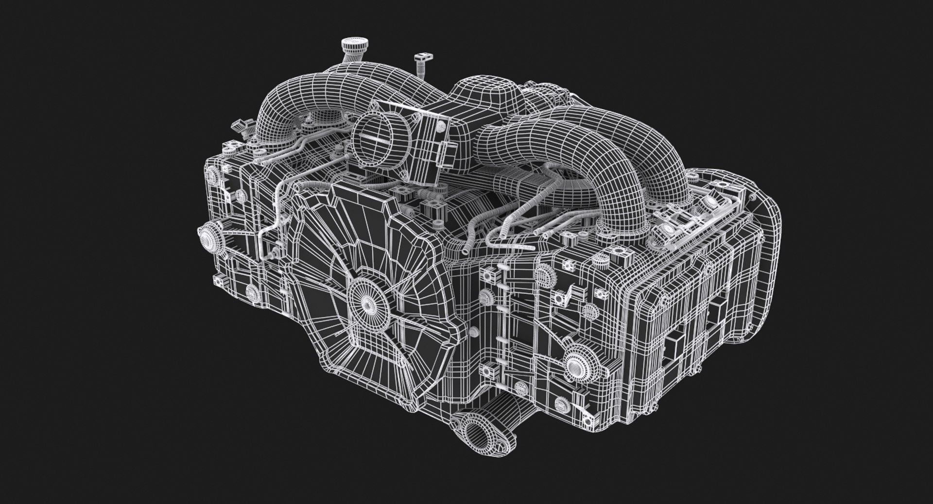 Boxer Engine Model - TurboSquid 1252632