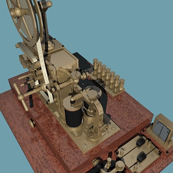 morse telegraph 3d 3ds