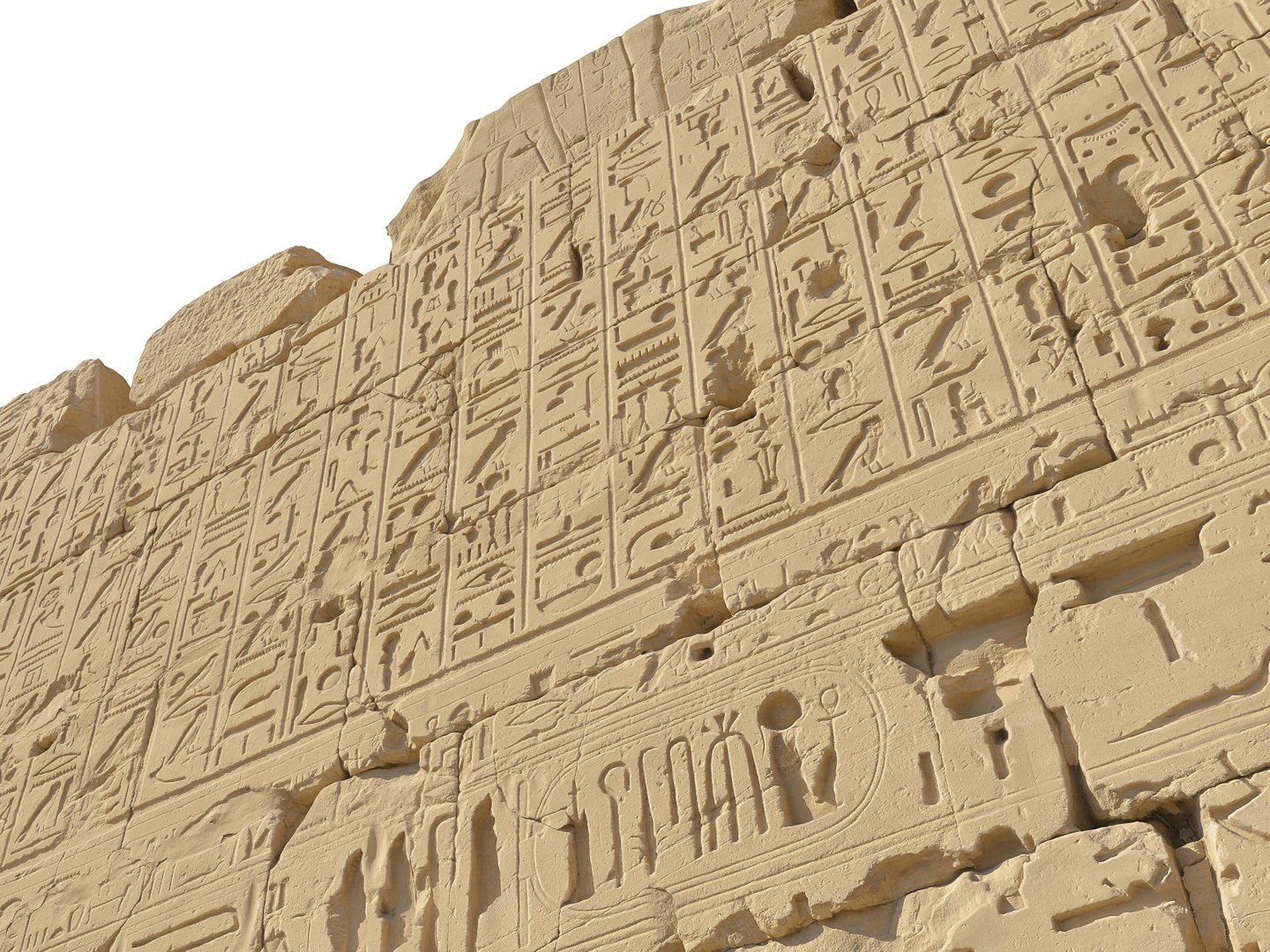 Temple Wall 3D Model - TurboSquid 1520721