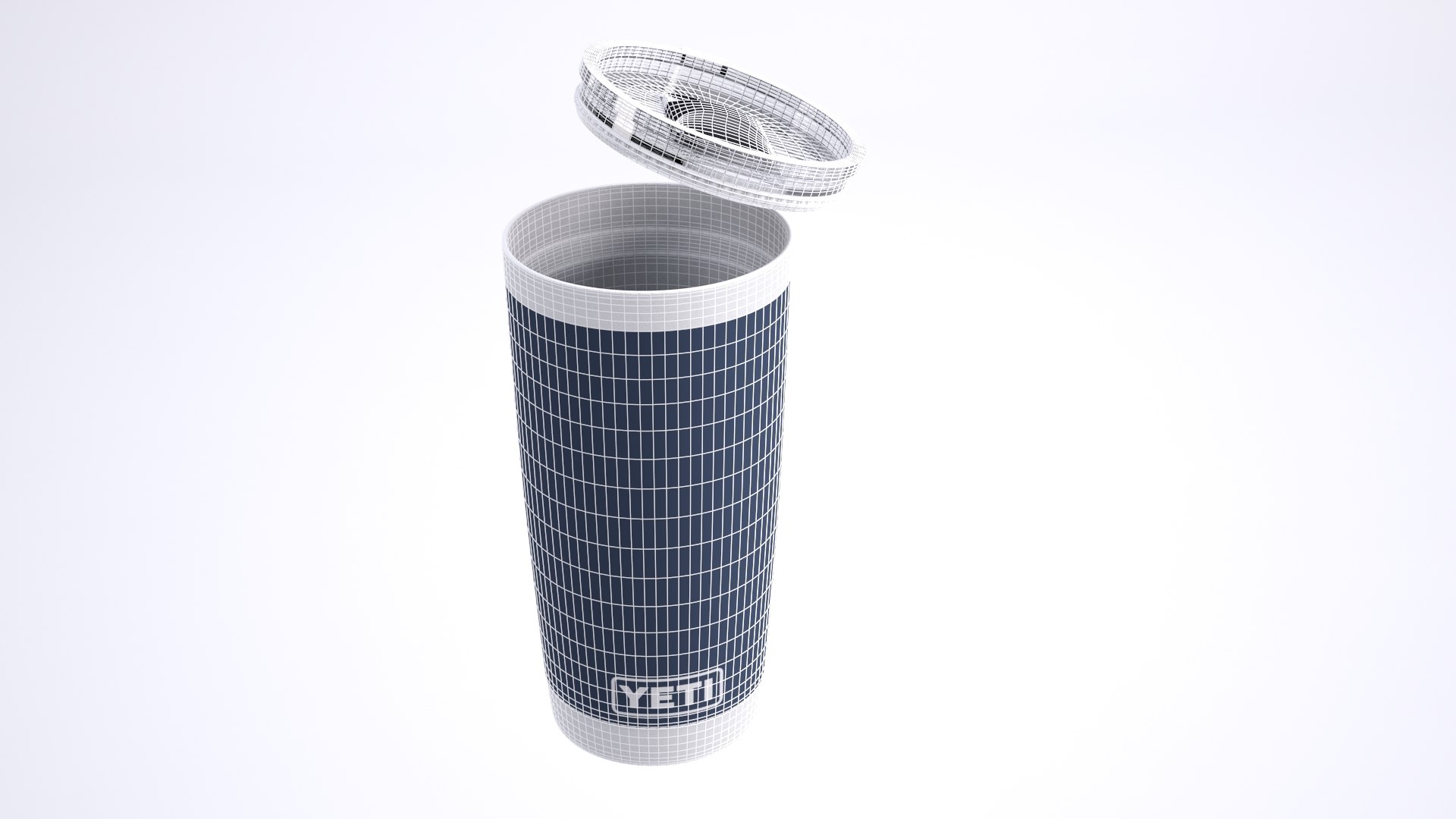 Yeti Rambler 20oz 3D Model - TurboSquid 2029132