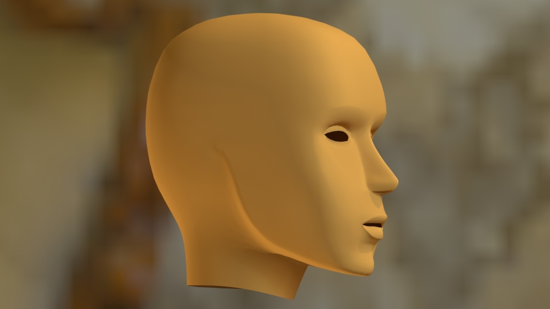 Female Head 3D - TurboSquid 2041093