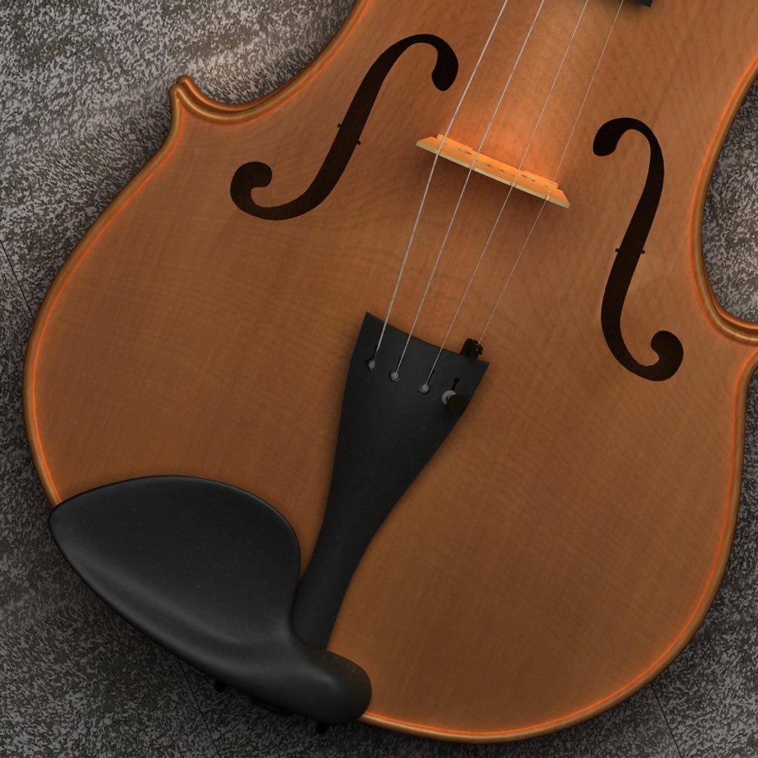 3d Violin Model