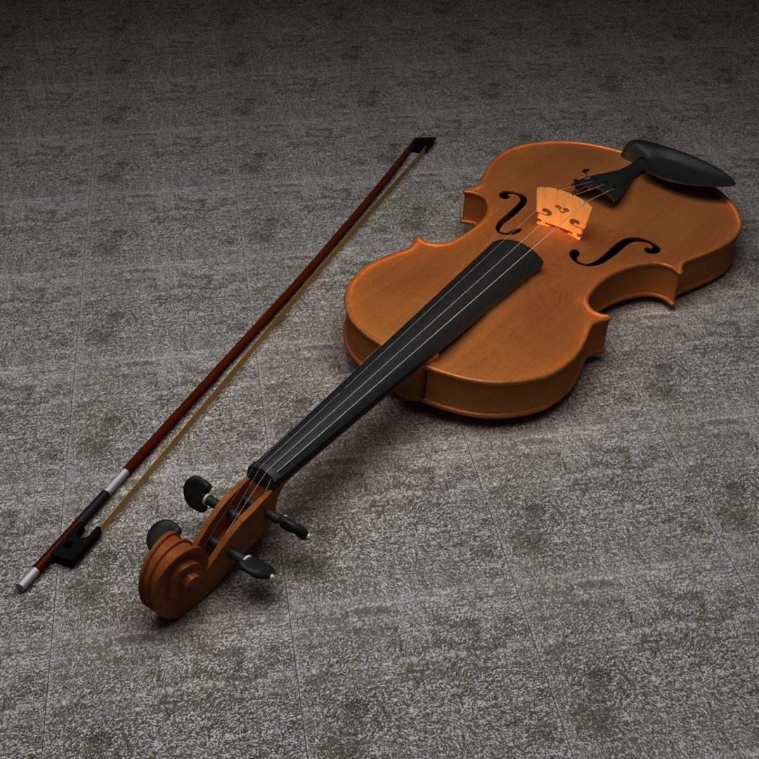 3d Violin Model
