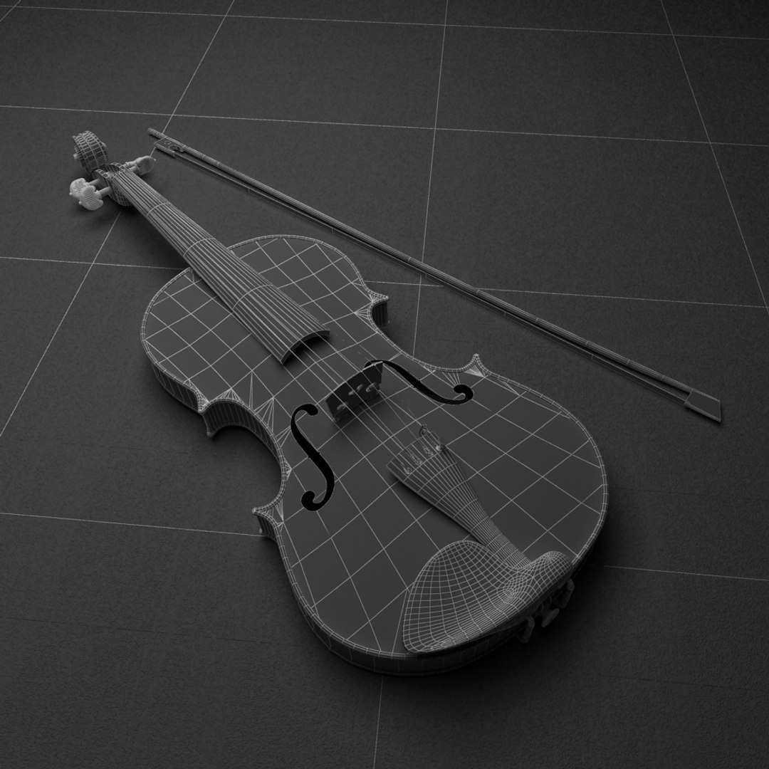 3d Violin Model