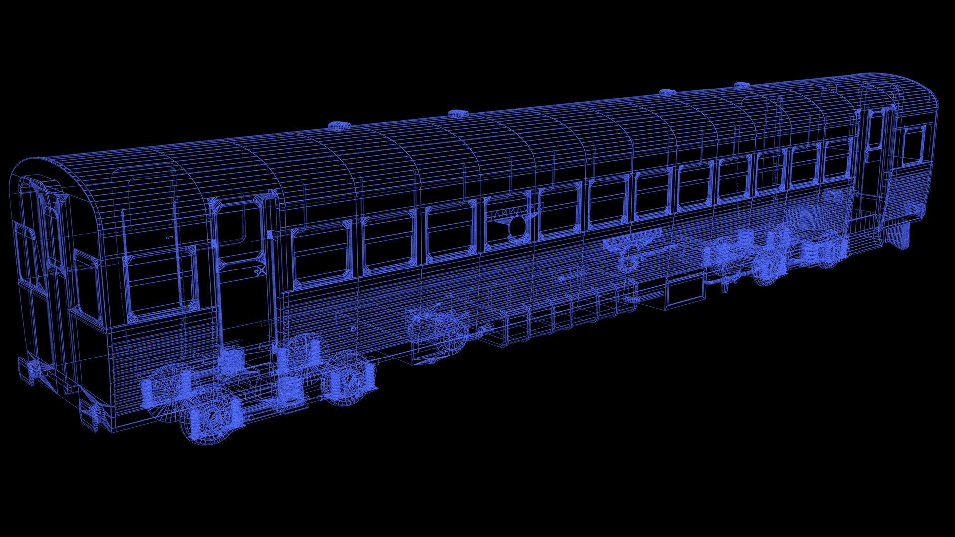 3D Savannahlander - Queensland Railways Passenger Train Model ...