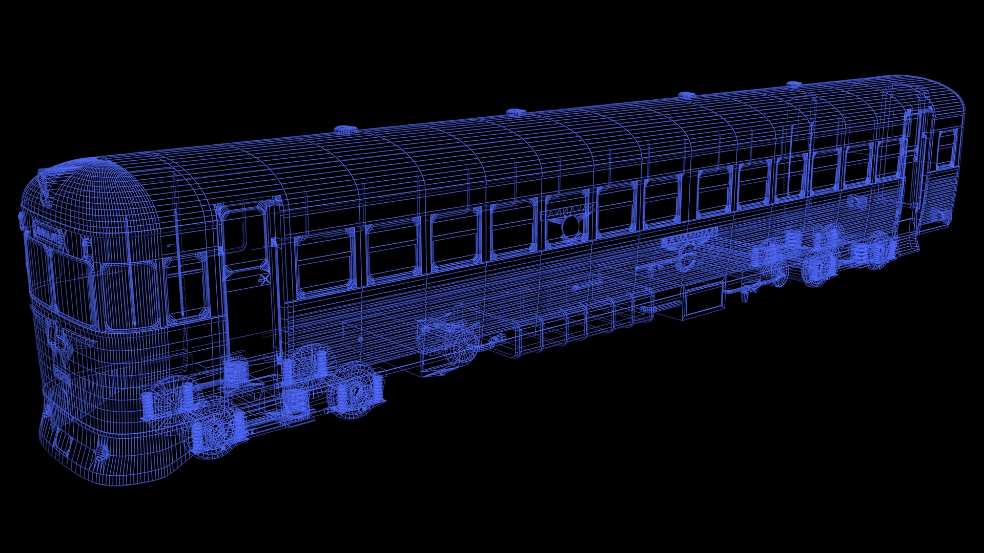 3D Savannahlander - Queensland Railways Passenger Train Model ...