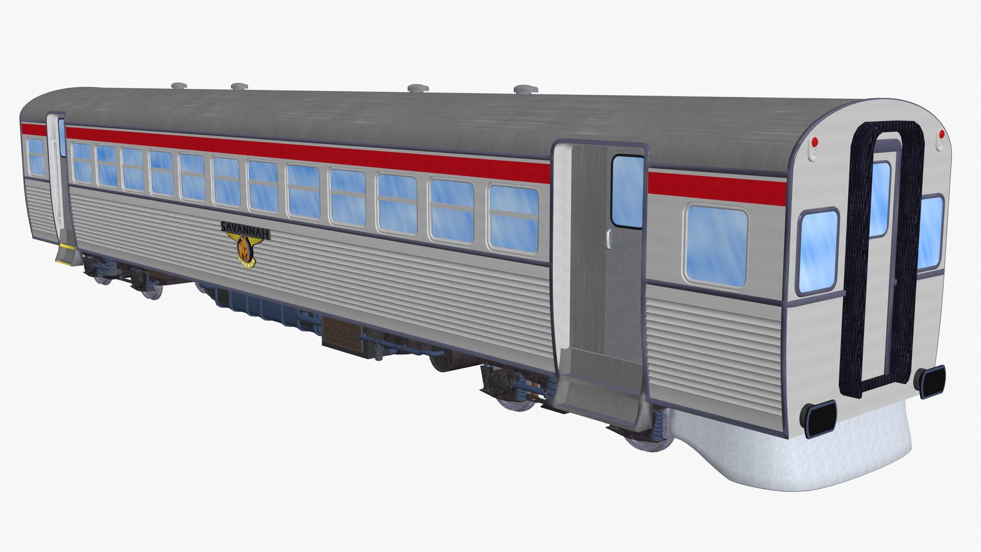 3D Savannahlander - Queensland Railways Passenger Train Model ...