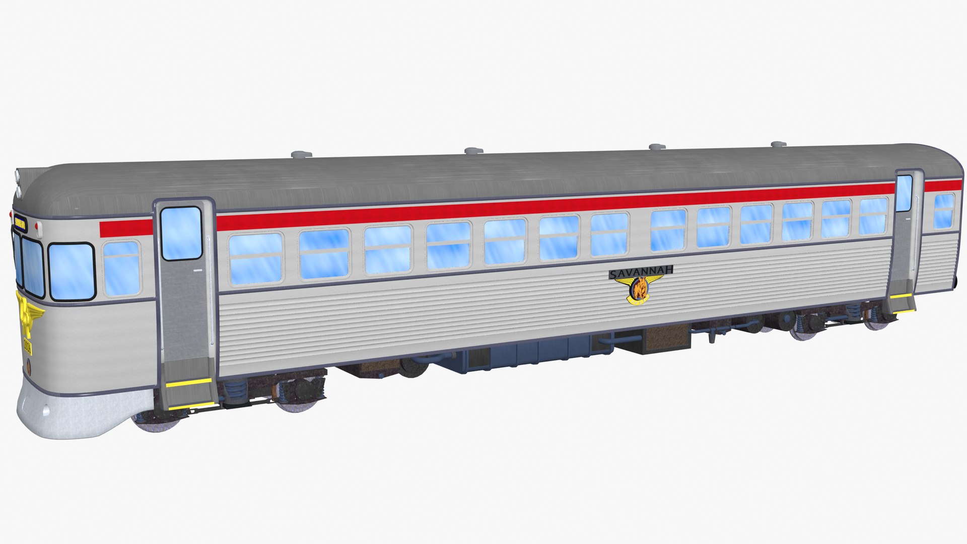 3D Savannahlander - Queensland Railways Passenger Train Model ...